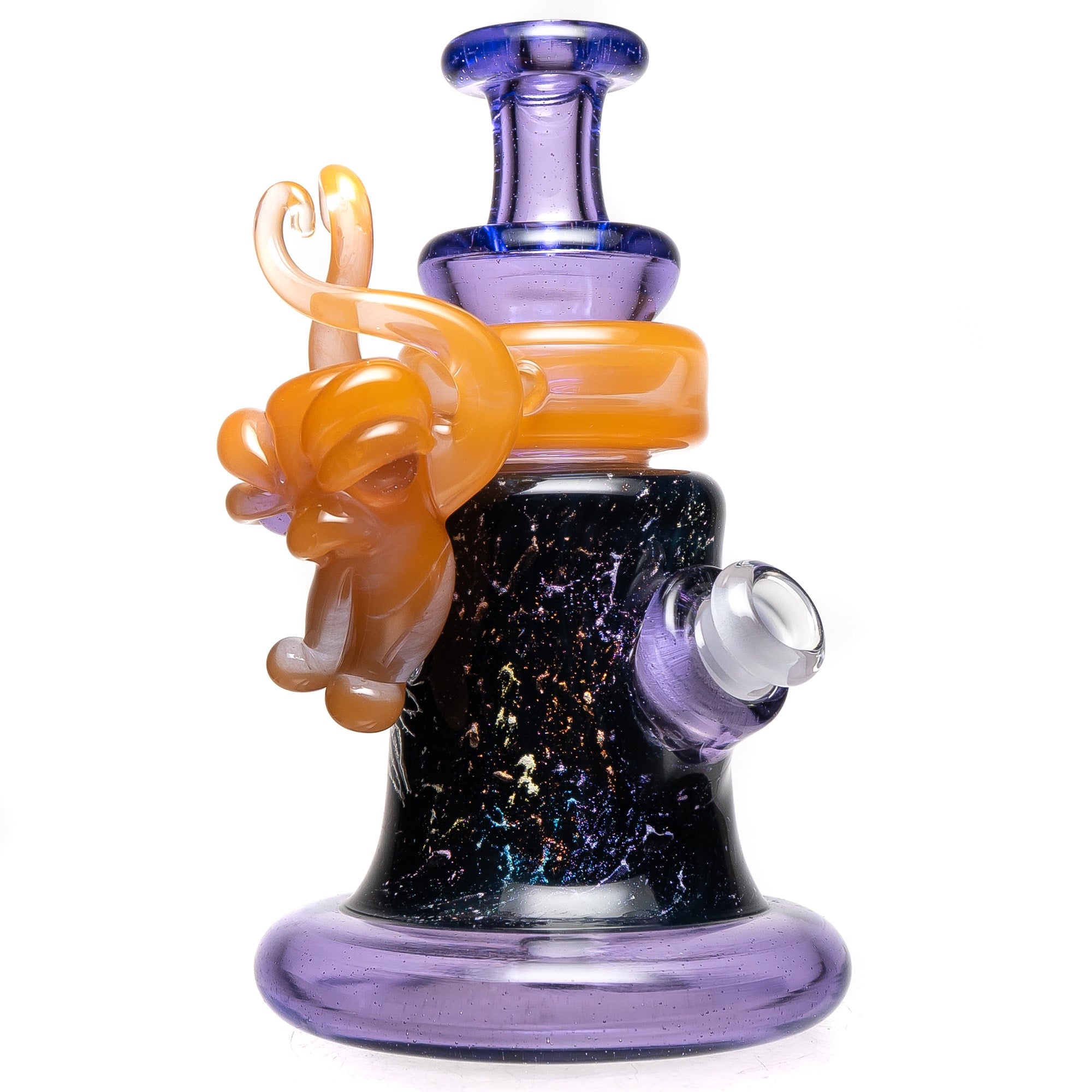 Mongrel Glass X Graham Driver - Dichro Tube - Purple Rain & Peach - The ...
