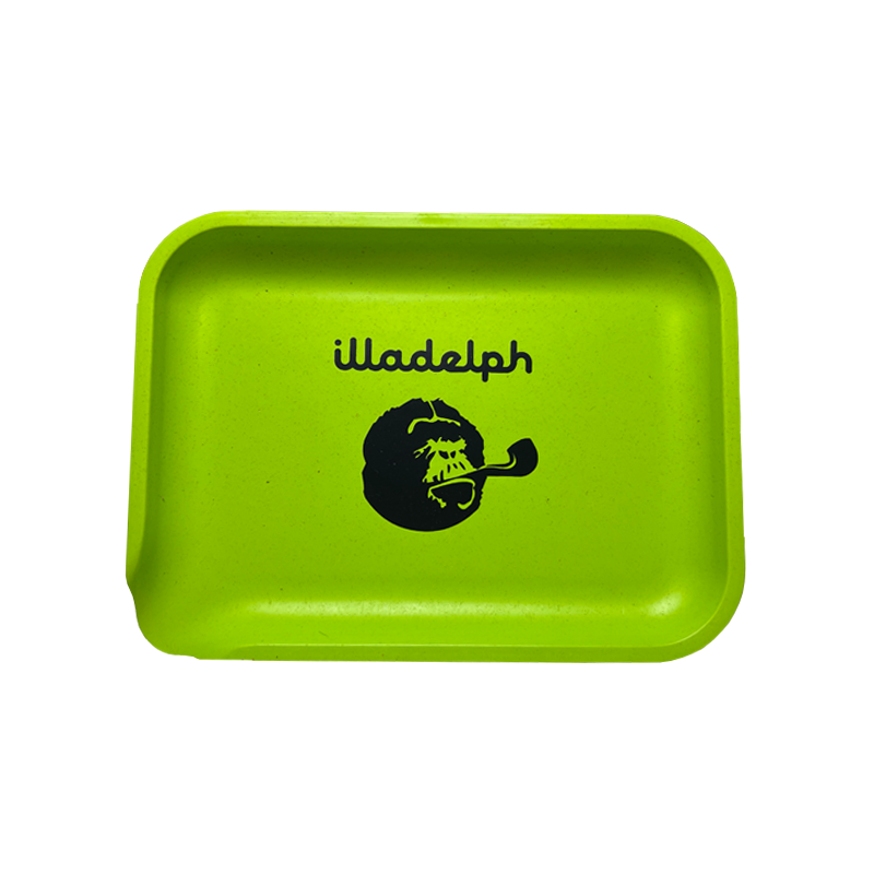 Santa Cruz Shredder x Illadelph - Hemp Rolling Tray - Lime Green - The Cave