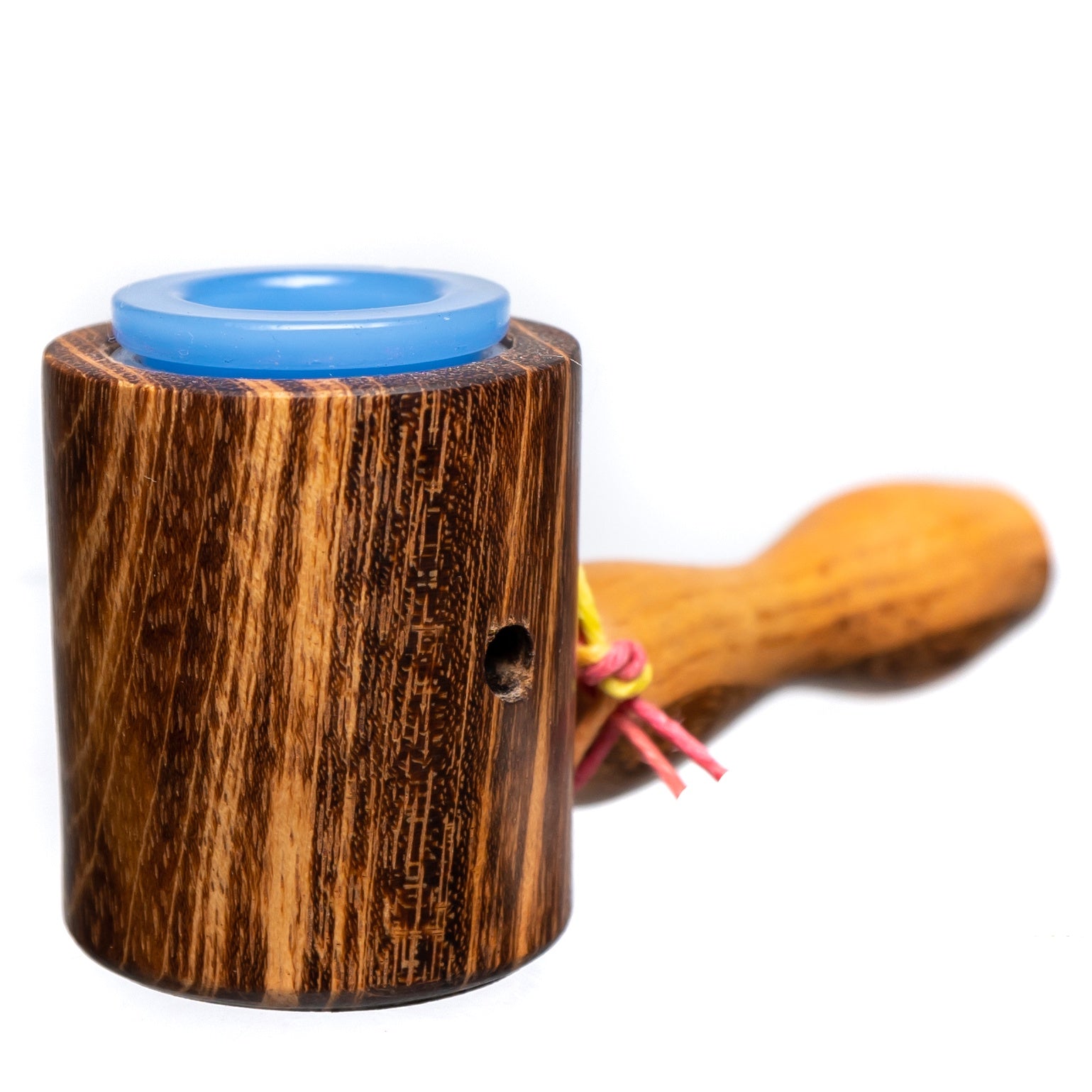 Steve's Dank Pipes - Cob Pipe - Brazilian Bocote - Milky Blue Bowl ...