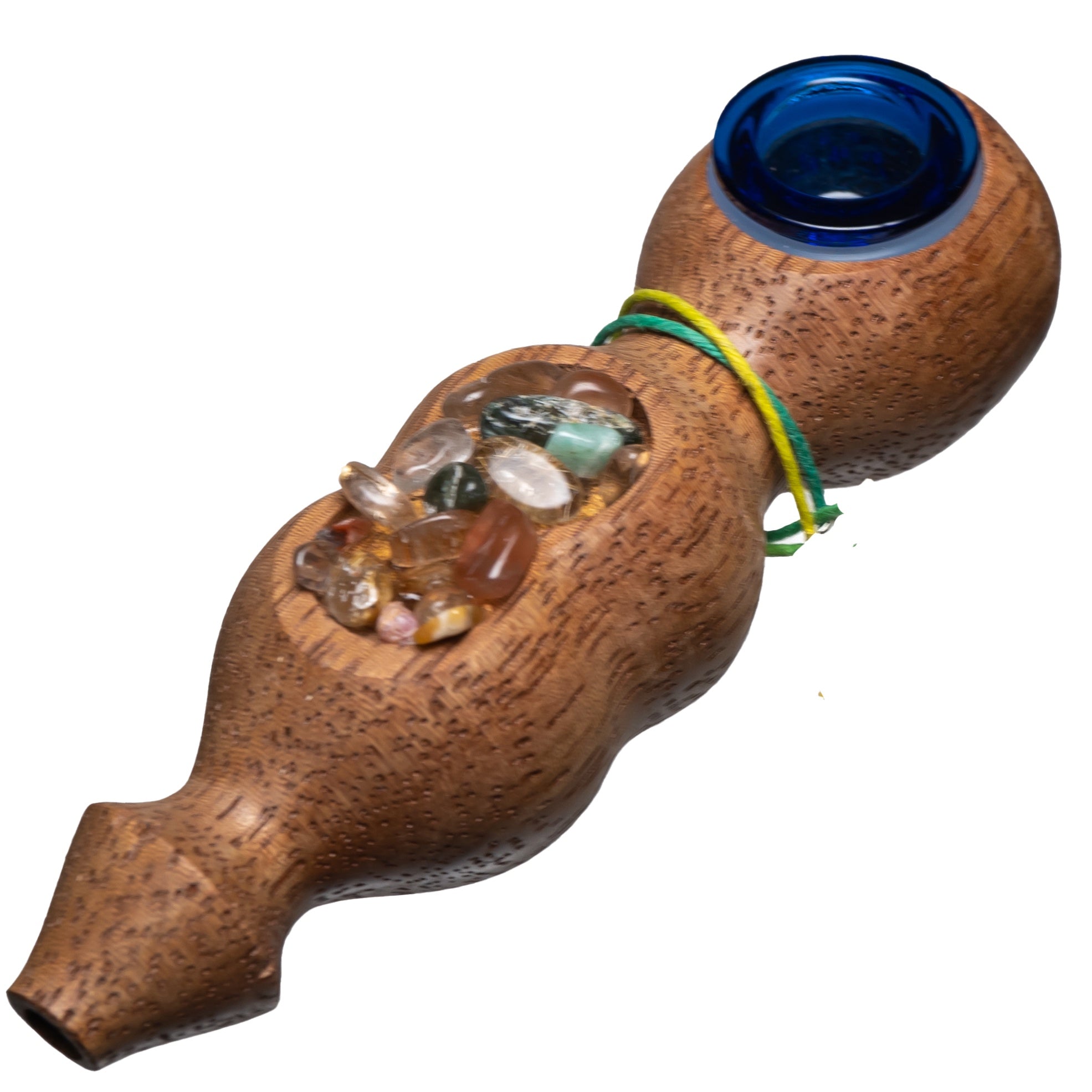 Steve's Dank Pipes - Inlay - Stones - South American Tornillo - Blue B ...