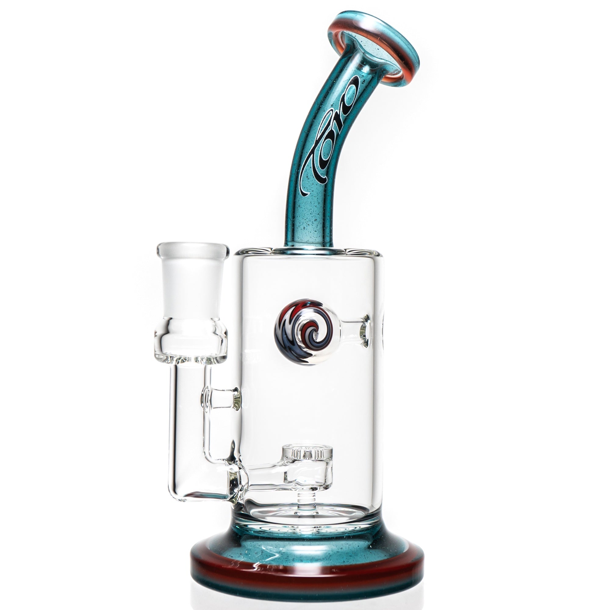 Toro - Jet Perc - 14mm - Trans. Blue, Pomegranate & White Satin - The Cave