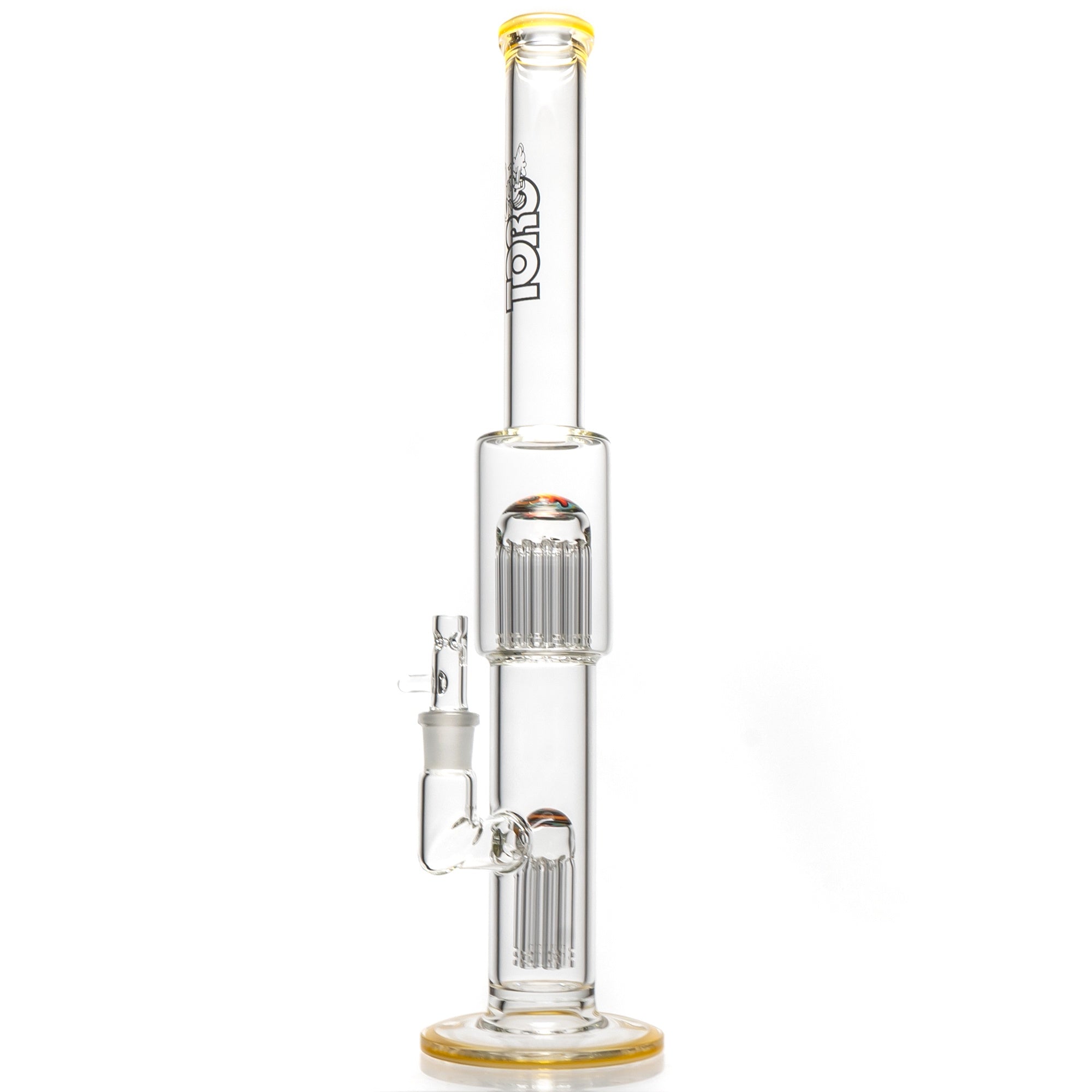 Toro - Full Size - 7/13 - Trans. Yellow & White Satin w/Fire & Earth W ...