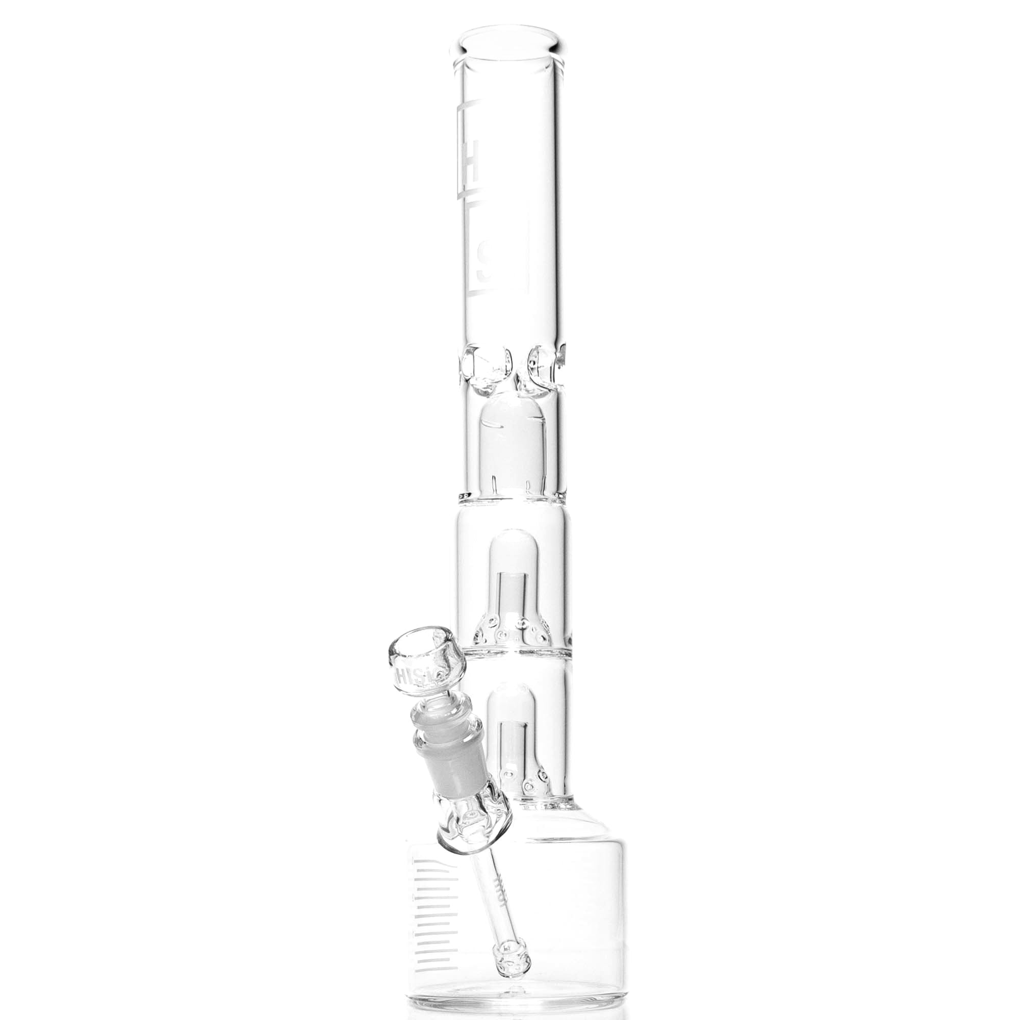 HiSi Glass - 15" Beaker - Jr. Triple Bell Perc 2.0 - The Cave