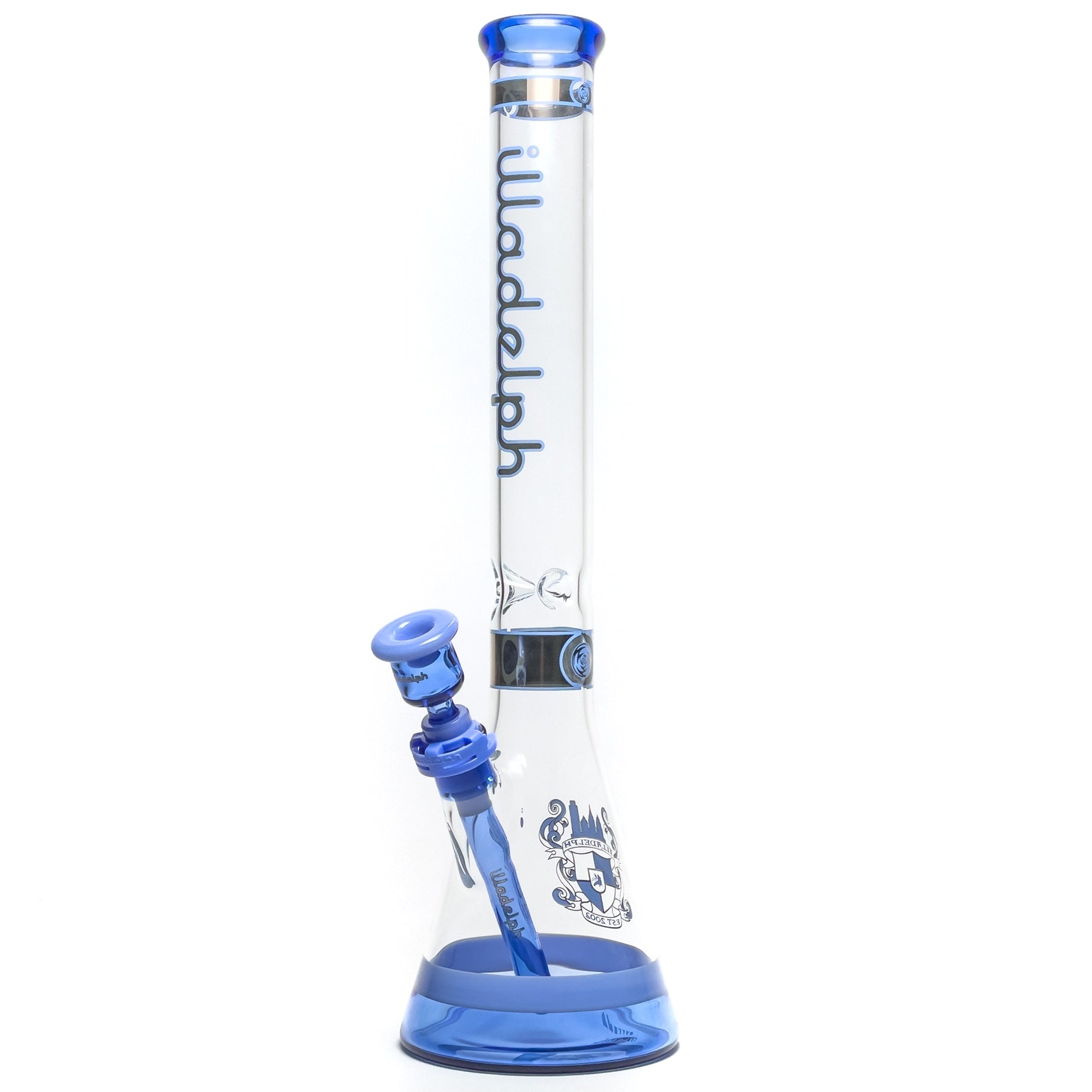 Illadelph - Medium Beaker - Premium Signature Series - Platinum Sea Bl ...