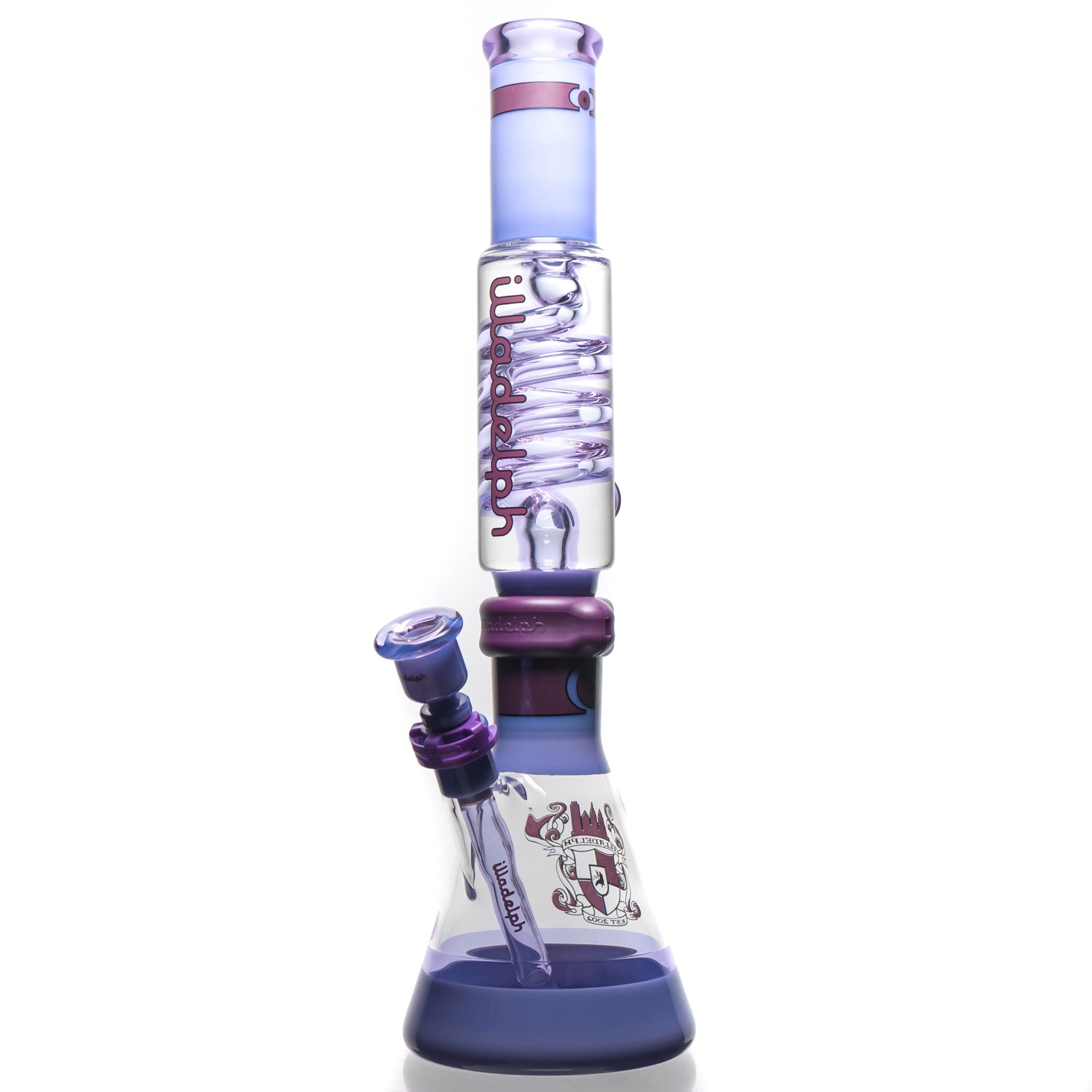 Illadelph - Signature Coil Condenser - Full Color - Milky Purple - The Cave