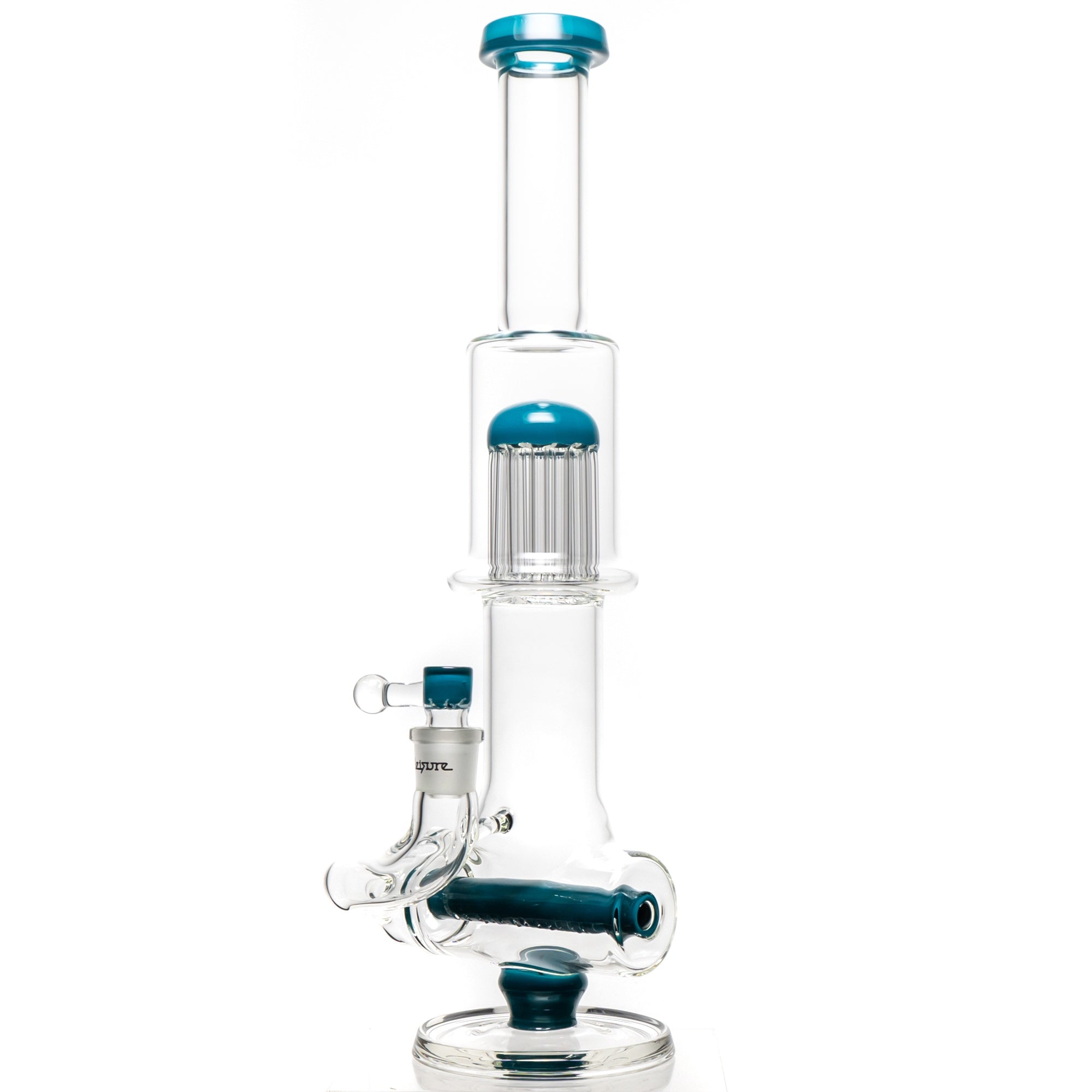 Leisure - Inline/13 Arm Tree Perc Tube - Peacock - The Cave