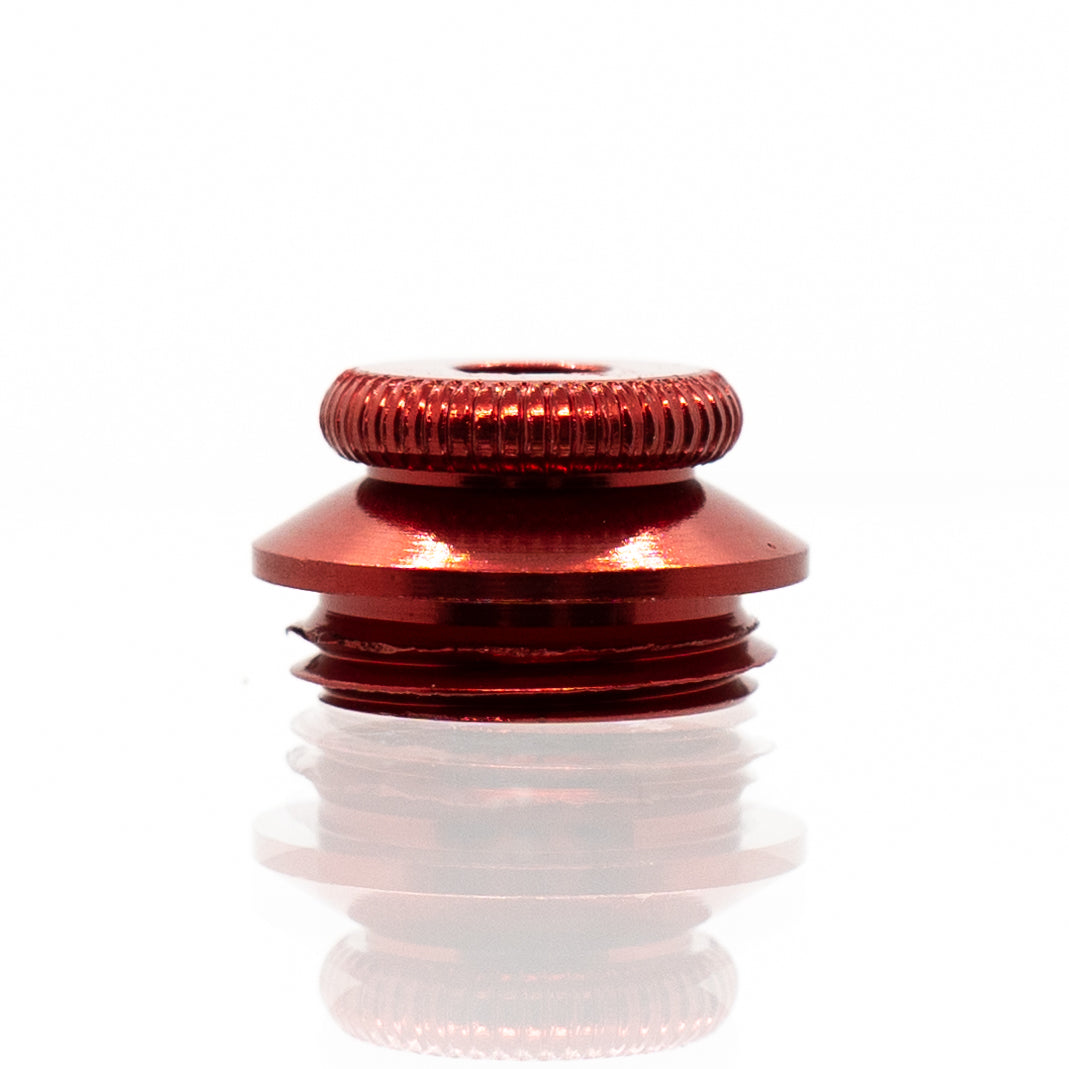 Metal Pipe Cap - Red - The Cave