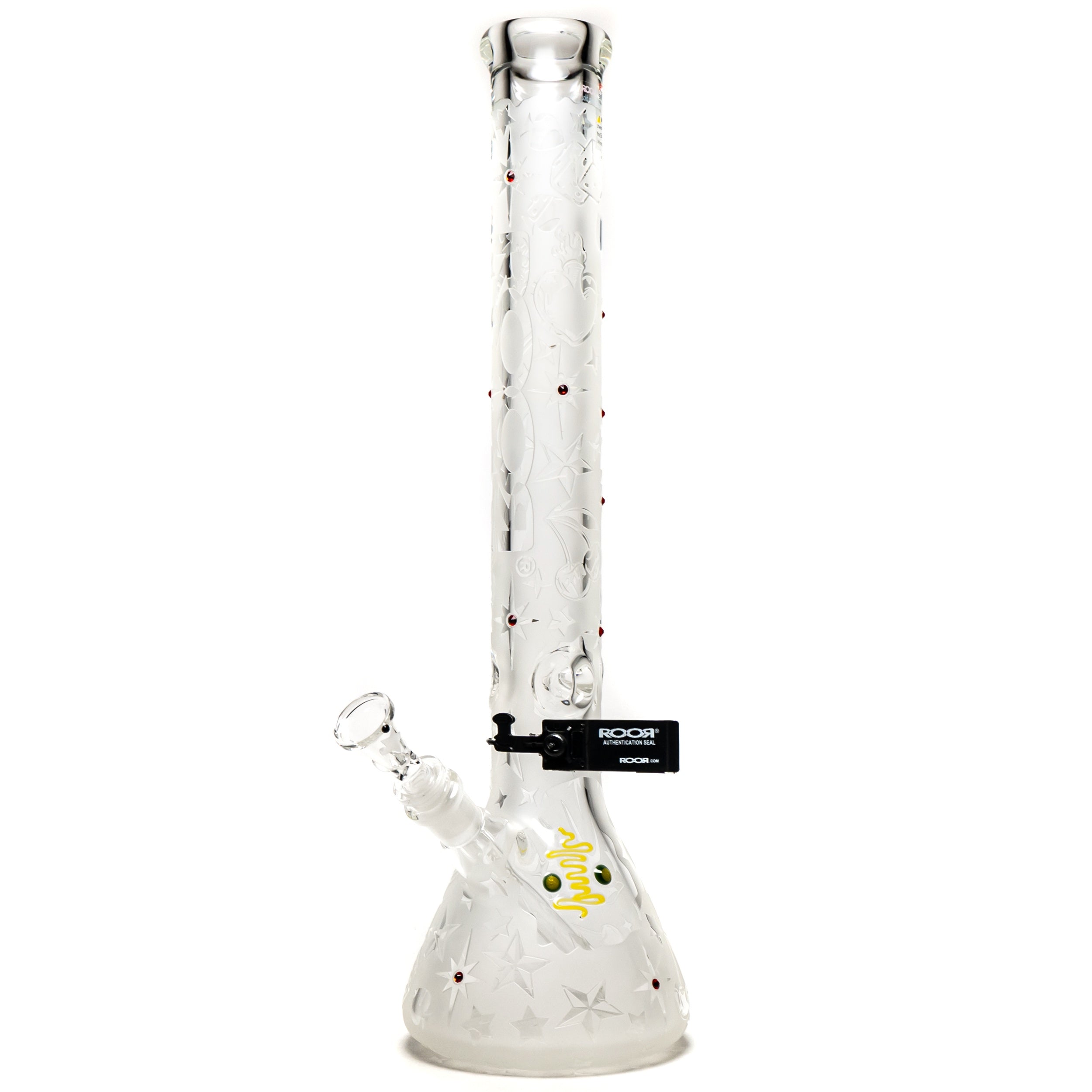 ROOR.US - 18" Custom Sandblasted Beaker - 50x9 - Swarovski - Tattoo ...