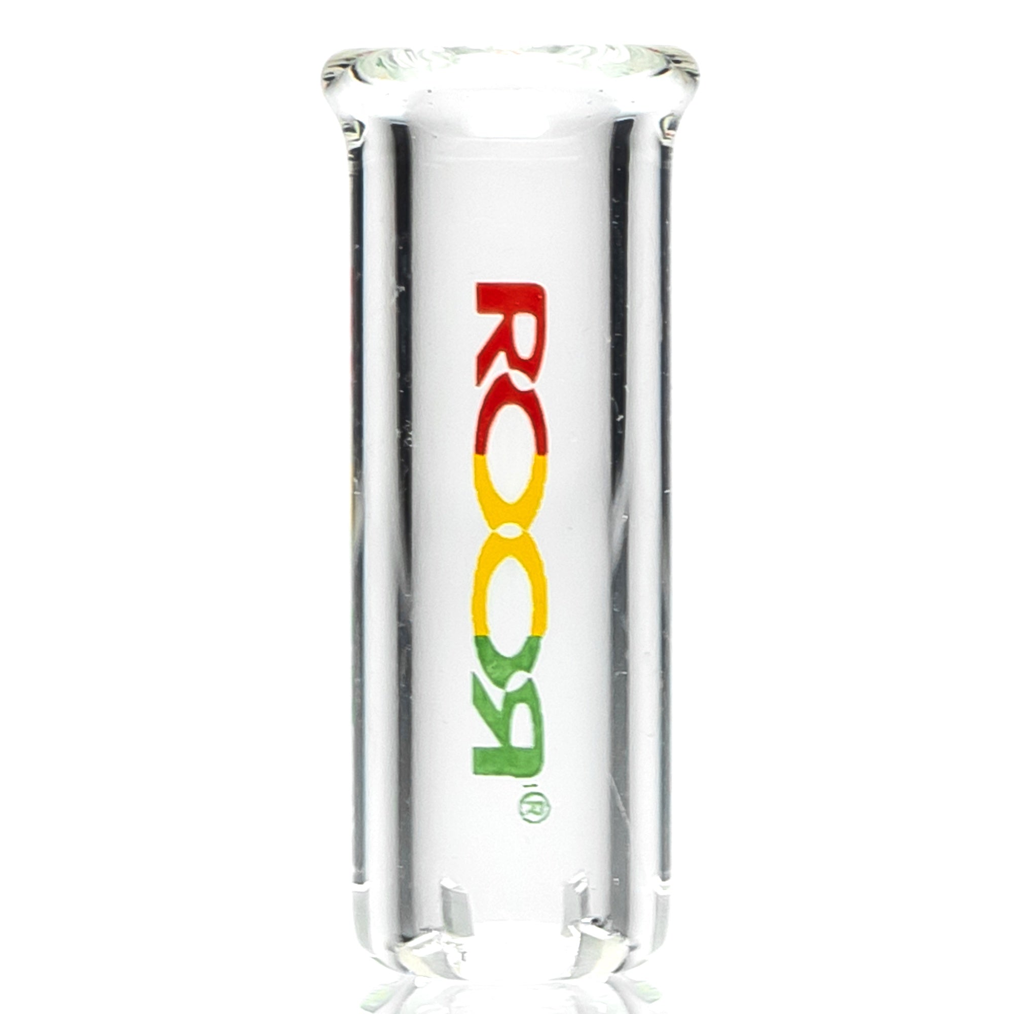 ROOR - Plus Glass Tip - Round - 16mm - Rasta Label - The Cave