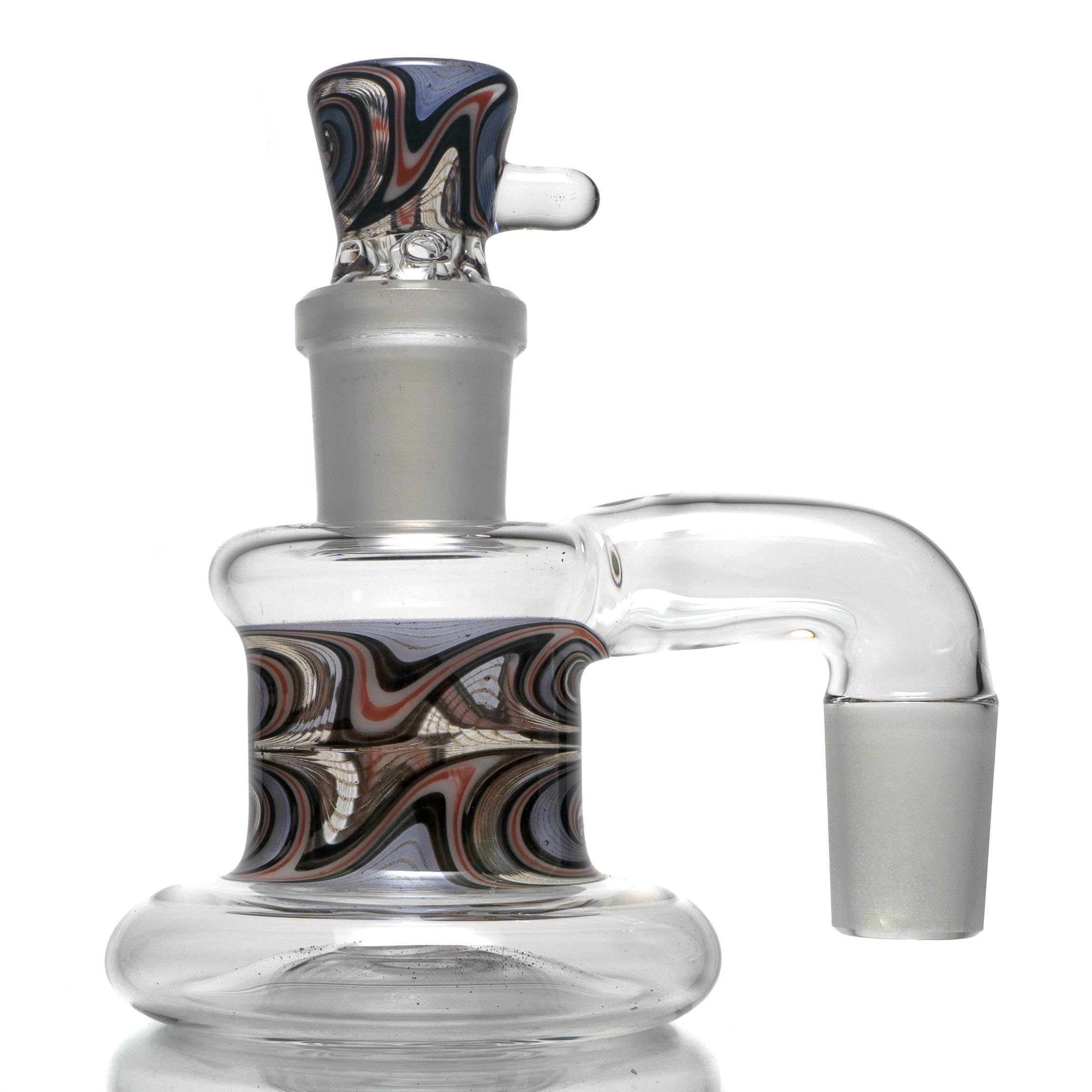 Unity Glassworks - Worked Dry Catcher Set - 18mm - Shadow, Red & White ...