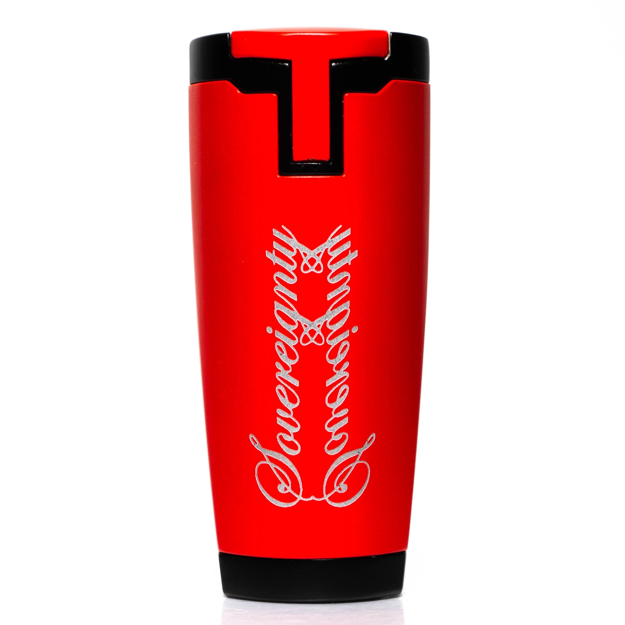 Vector X Sovereignty - Apex - Triple Flame Torch Lighter - Red - The Cave